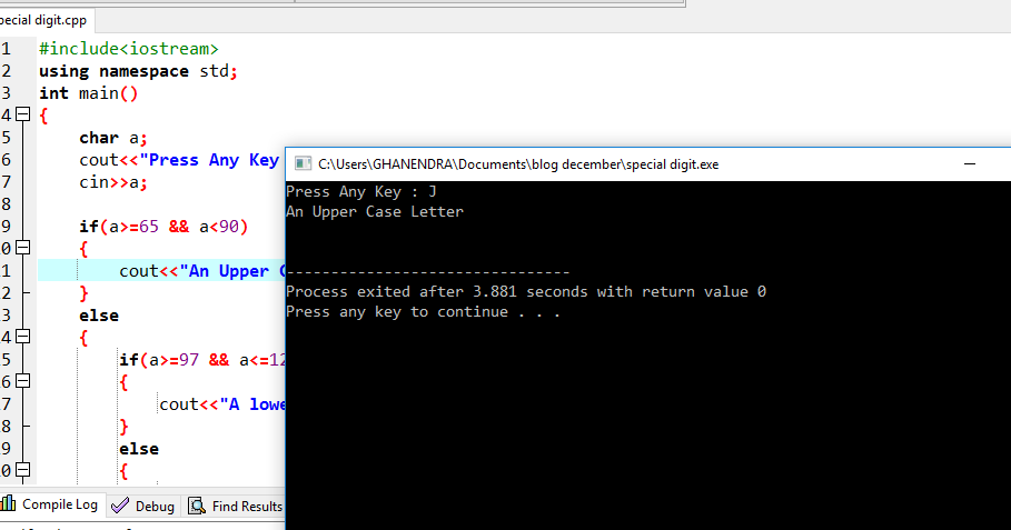 C Program To Check Character Is Uppercase Lowercase Alphabet Or A 107640 Hot Sex Picture
